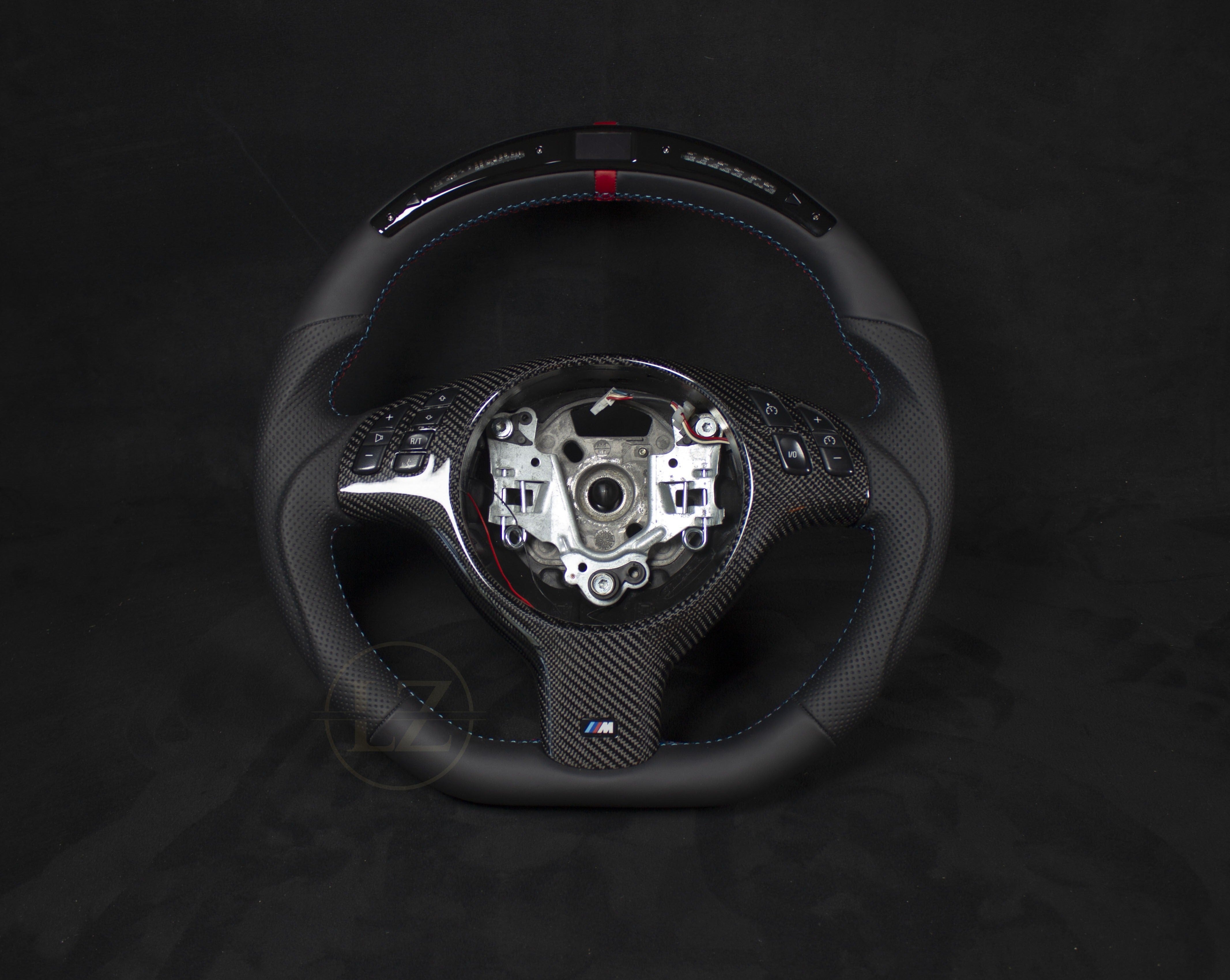 bmw-e46-leather-led-steering-wheel-red-e-details-lz-customs