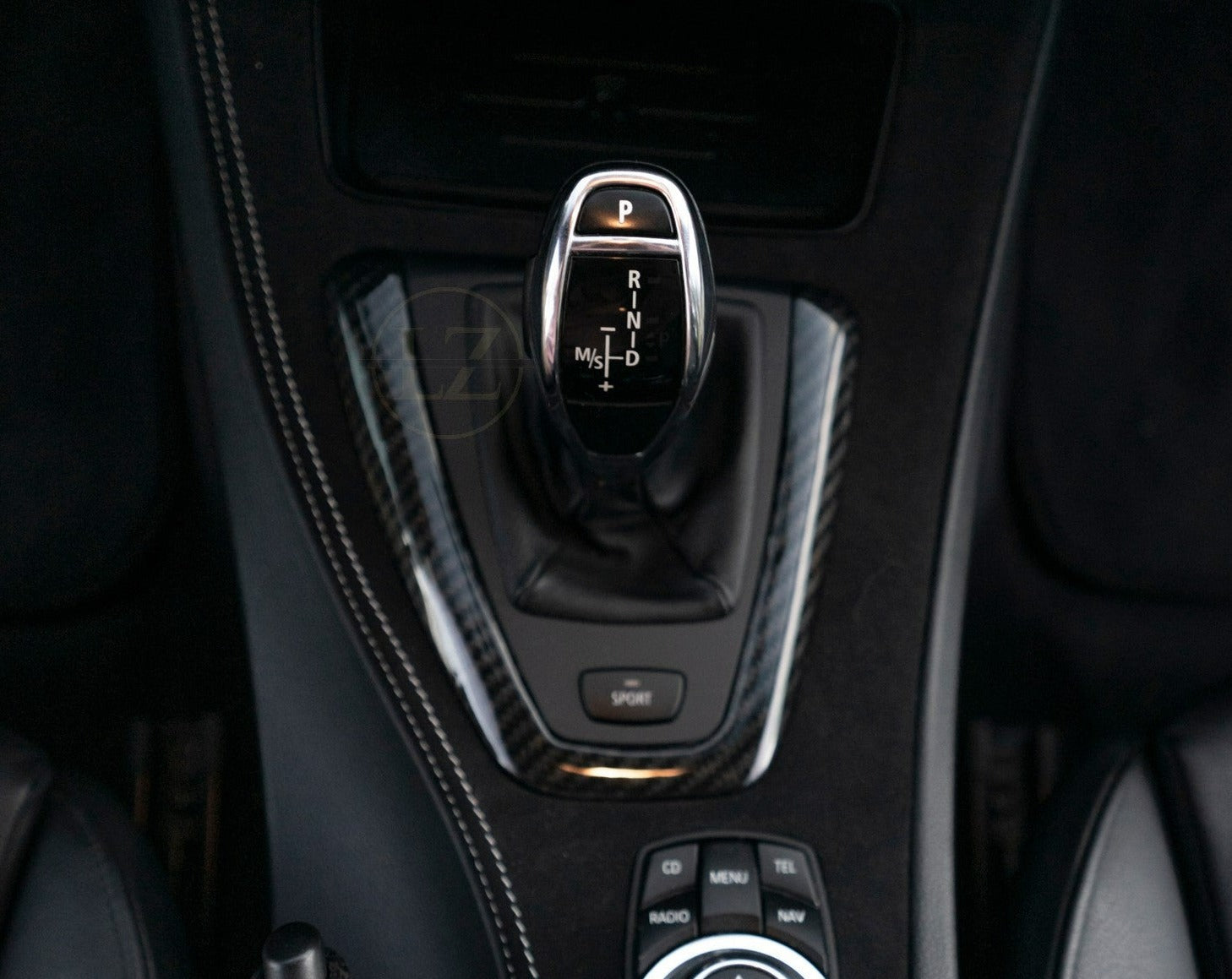 BMW E90,E91 and E92 DKG/DCT Carbon Console frame – LZ-Customs